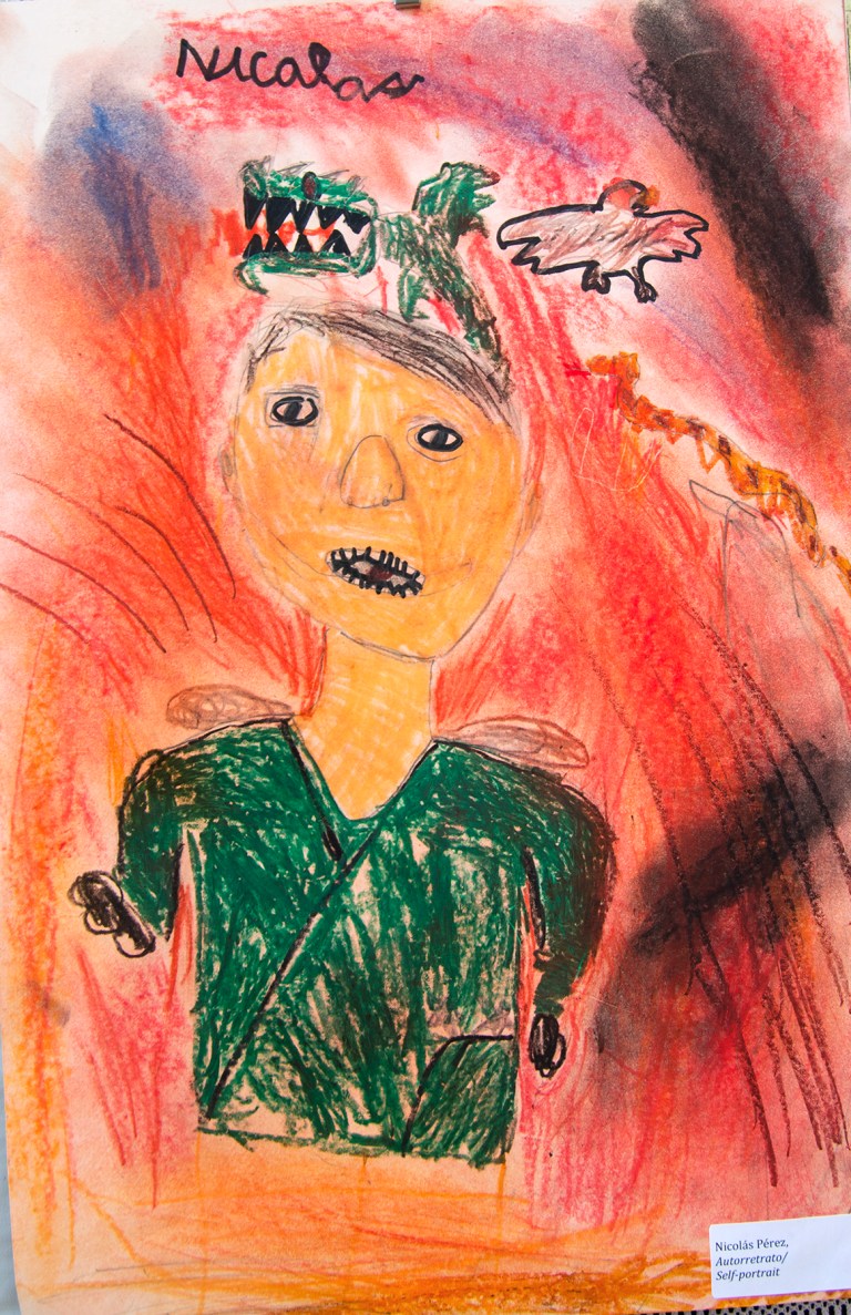 1st Grade – Frida Kahlo-inspired self-portraits – In the K-8 Art Studio ...