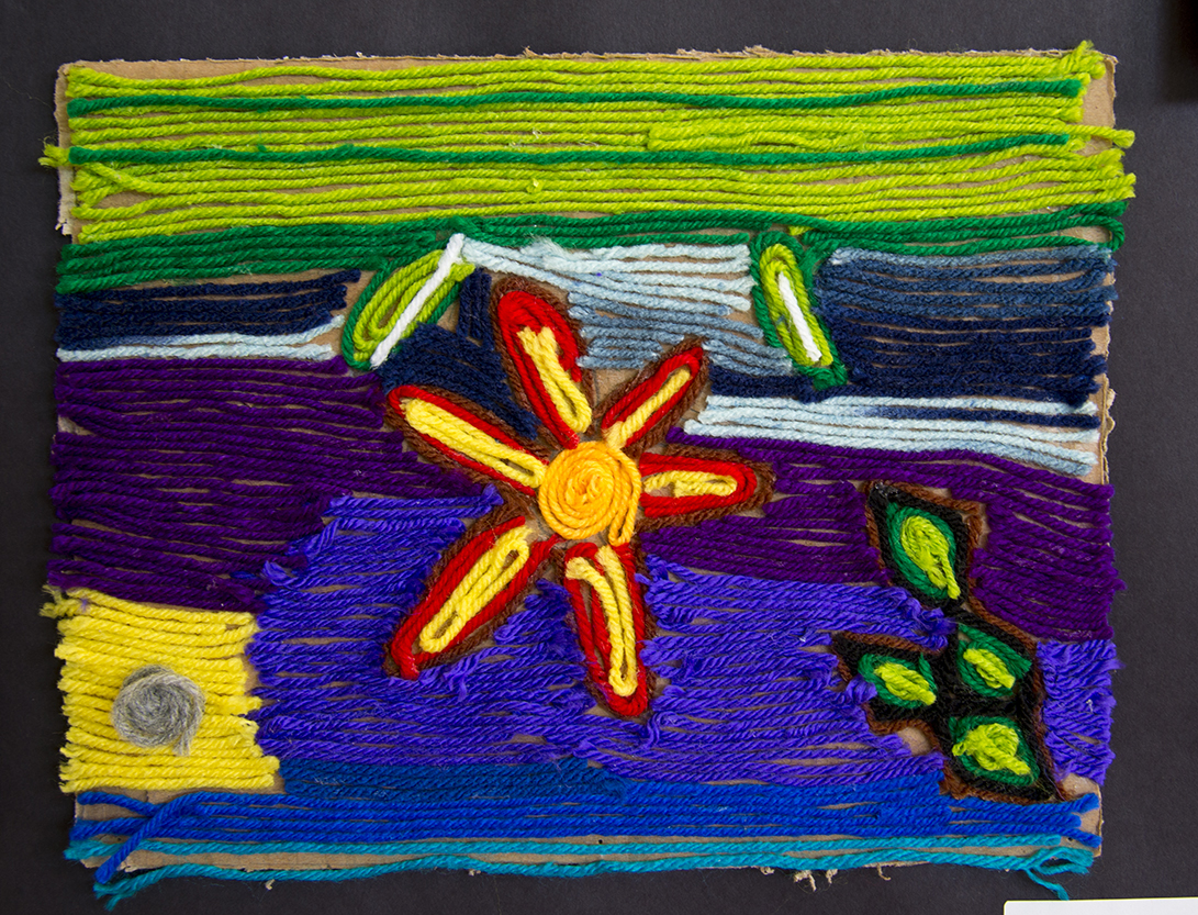 2nd Grade – Huichol Yarn Painting – In the K-8 Art Studio with Anita ...