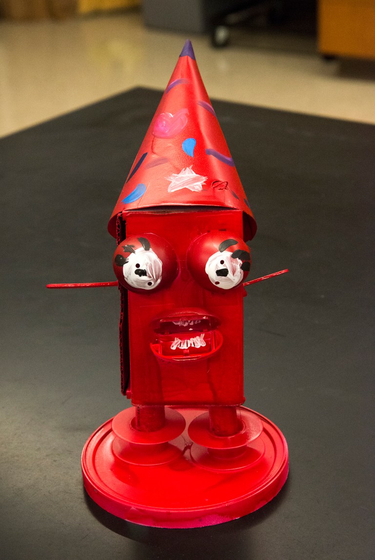 3rd Grade – Aliens! Found object sculptures – In the K-8 Art Studio ...