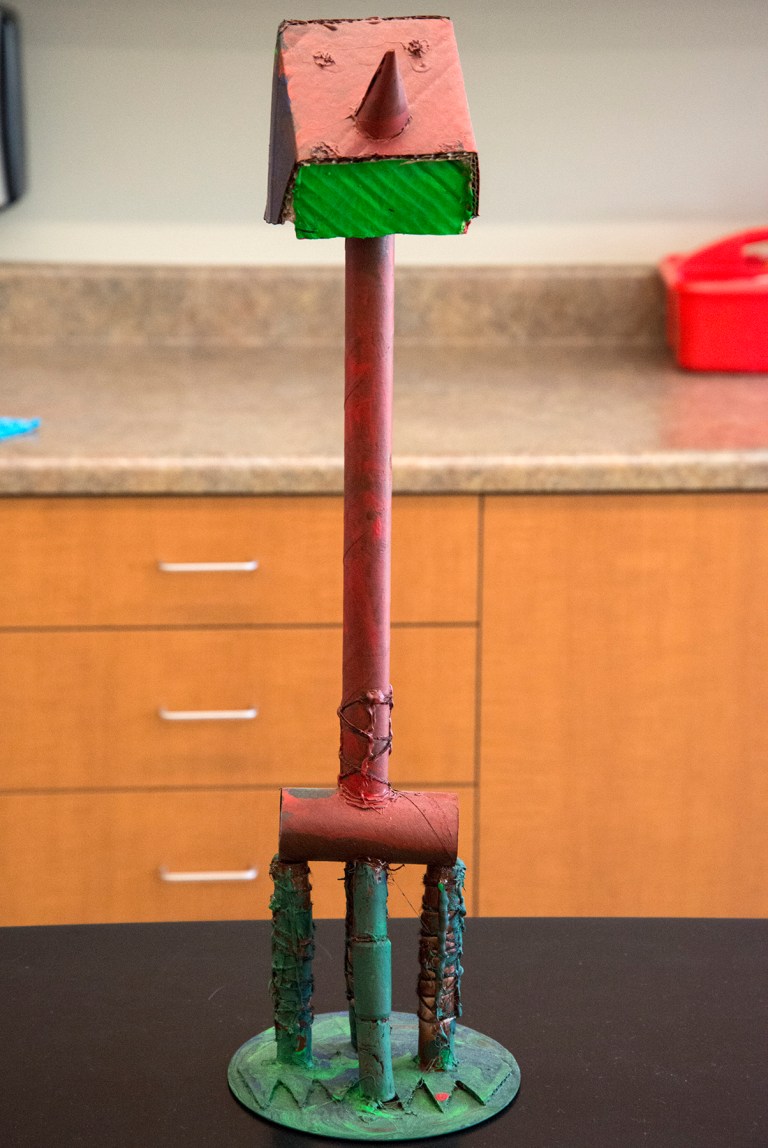 3rd Grade – Aliens! Found object sculptures – In the K-8 Art Studio ...