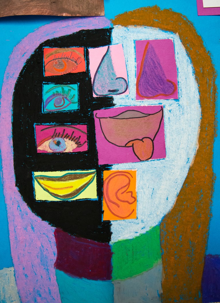 4th Grade – Cubist-inspired Portrait and Figure Studies – In the K-8 ...