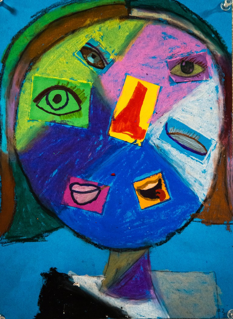 4th Grade – Cubist-inspired Portrait and Figure Studies – In the K-8 ...