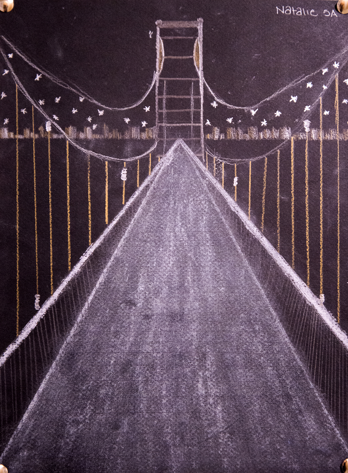 5th Grade – Nighttime one-point perspective – In the K-8 Art Studio ...