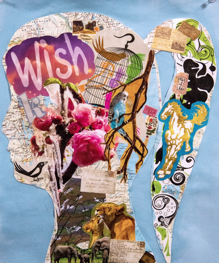 7th & 8th grade – Silhouette Collage – In the K-8 Art Studio with Anita ...