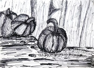 7th Grade – Mark-making and Pen Drawing – In the K-8 Art Studio with ...