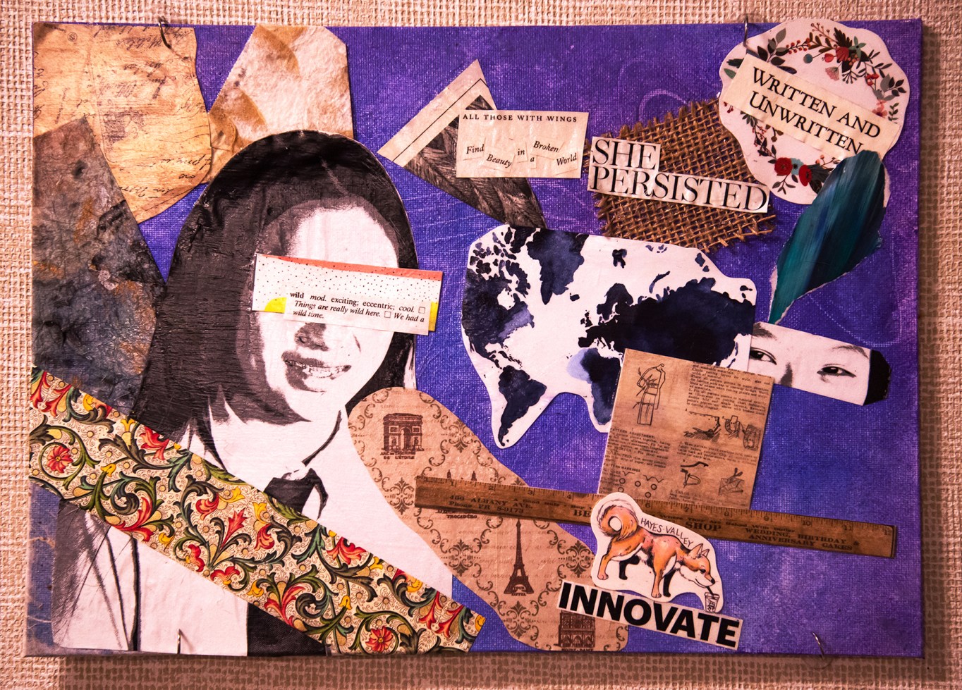 8th Grade – Mixed Media Collage – In the K-8 Art Studio with Anita ...