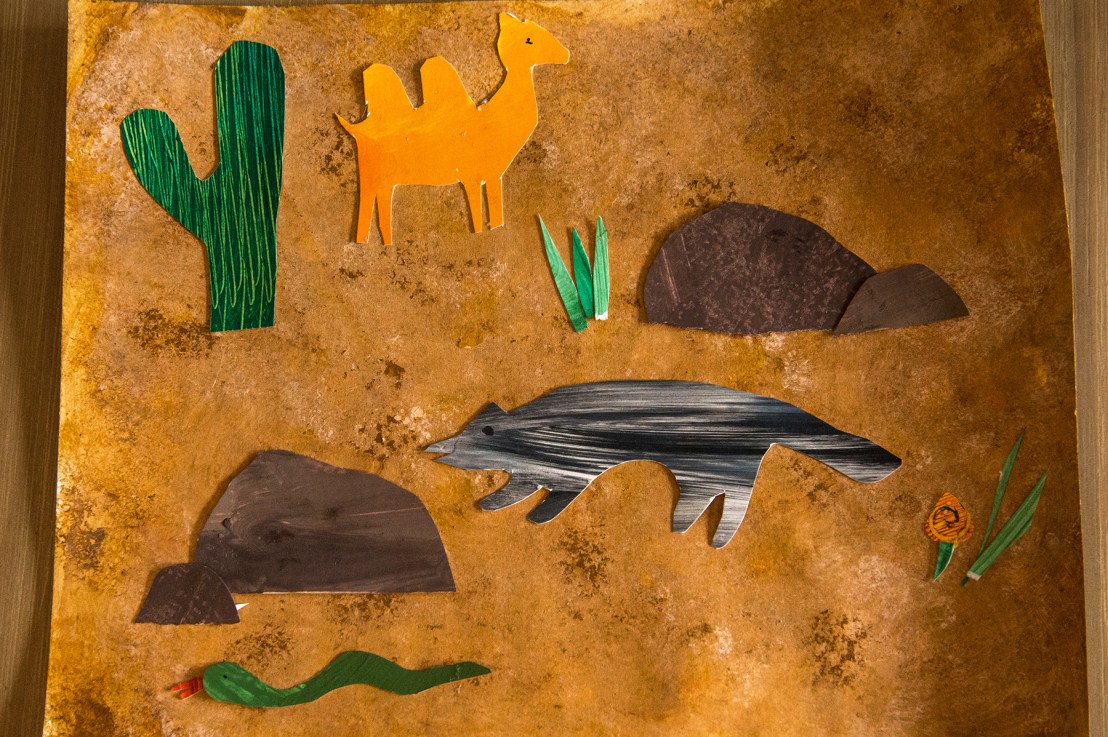 Kindergarten – Ecosystem collages inspired by Eric Carle – In the K-8 ...