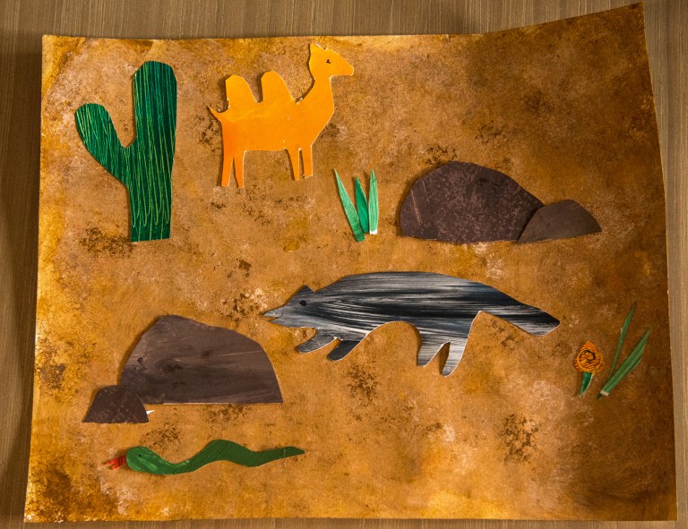 Kindergarten – Ecosystem collages inspired by Eric Carle – In the K-8 ...
