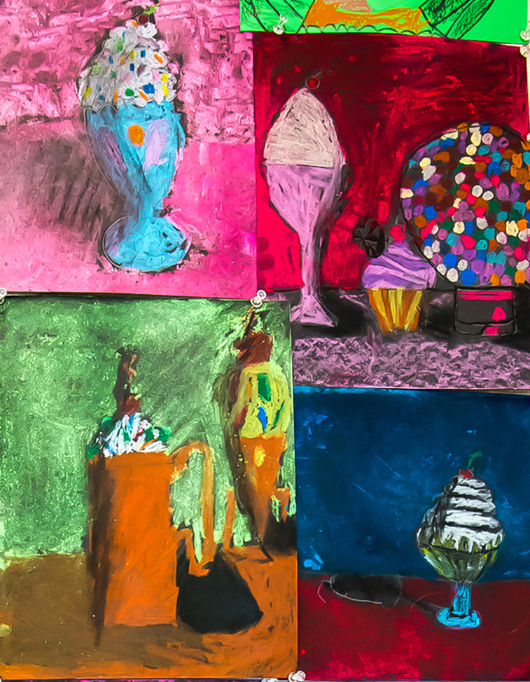 3rd Grade – Wayne Thiebaud’s Desserts – In the K-8 Art Studio with ...