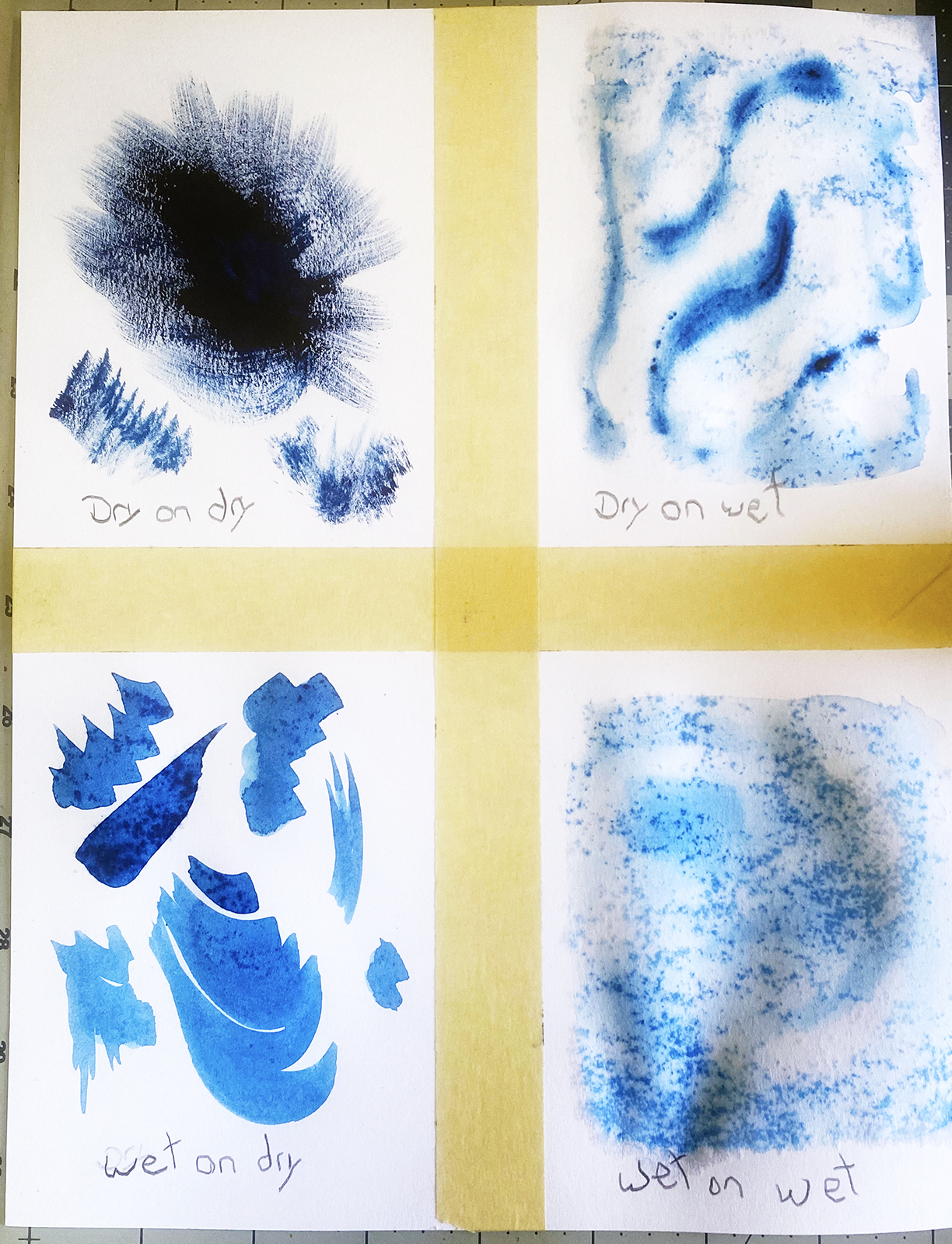 4th Grade – Basic Watercolor Techniques – In the K-8 Art Studio with ...