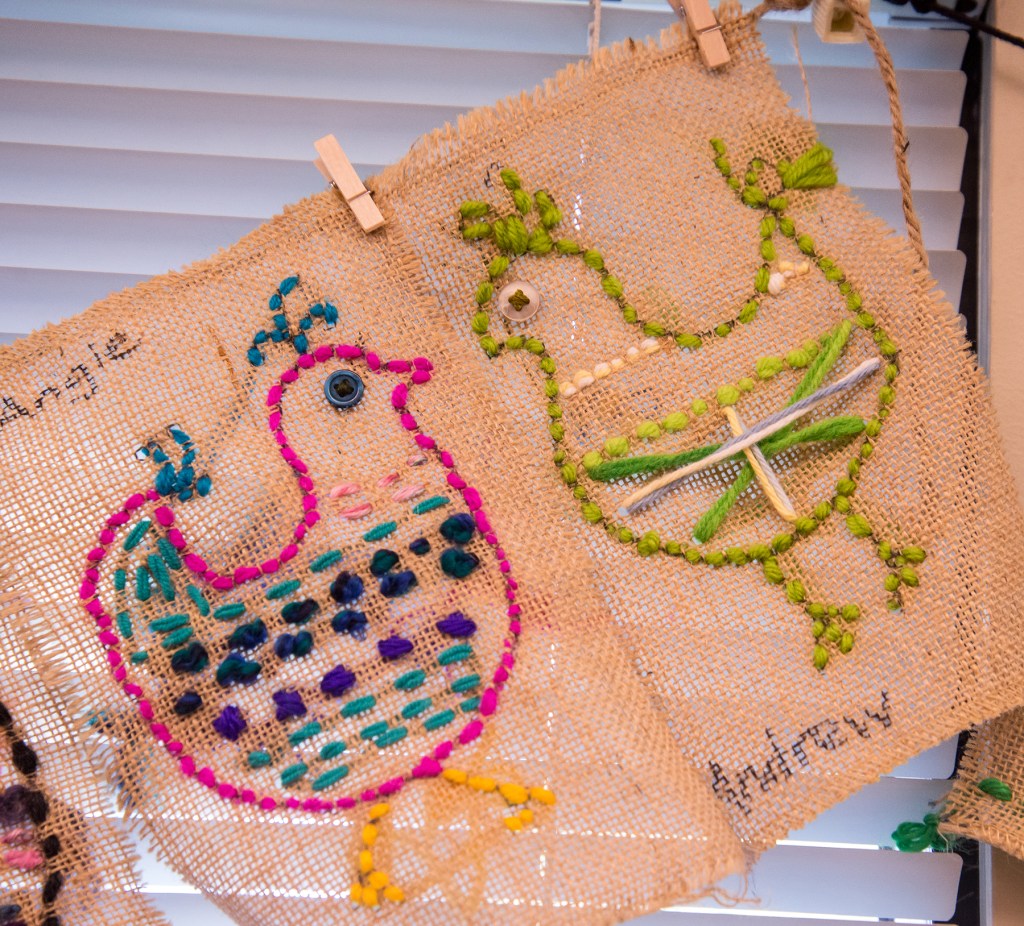 3rd Grade – Colorful, Fun Basic Sewing Sampler – In the K-8 Art Studio ...