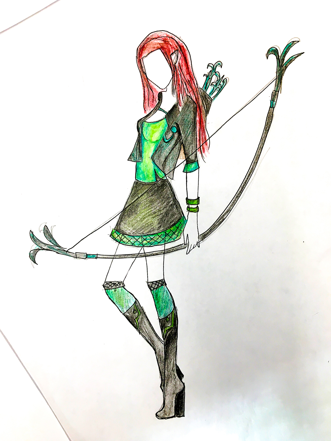 7th Grade – Fashion Design – In the K-8 Art Studio with Anita Sagastegui