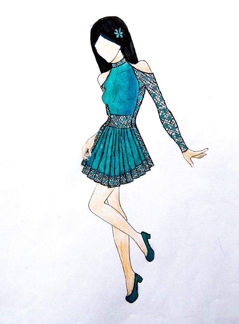 7th Grade – Fashion Design – In the K-8 Art Studio with Anita Sagastegui