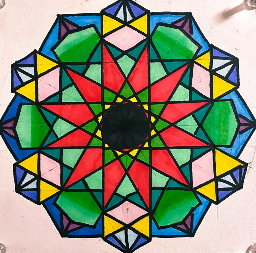 6th Grade – Arabic Geometric ‘Tiles’ – In the K-8 Art Studio with Anita ...