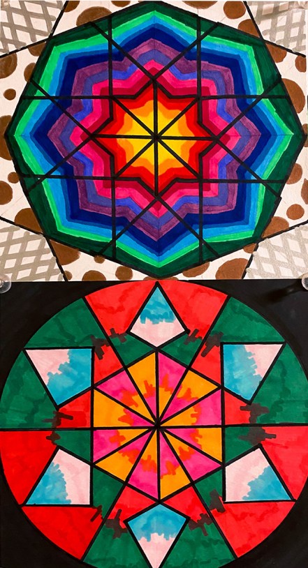 6th Grade – Arabic Geometric ‘Tiles’ – In the K-8 Art Studio with Anita ...