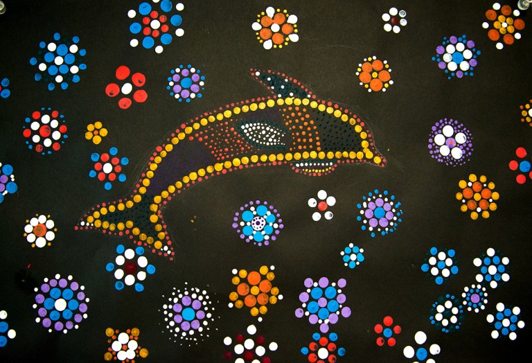 5th Grade – Dot Painting inspired by Australian Aborigines – In the K-8 ...