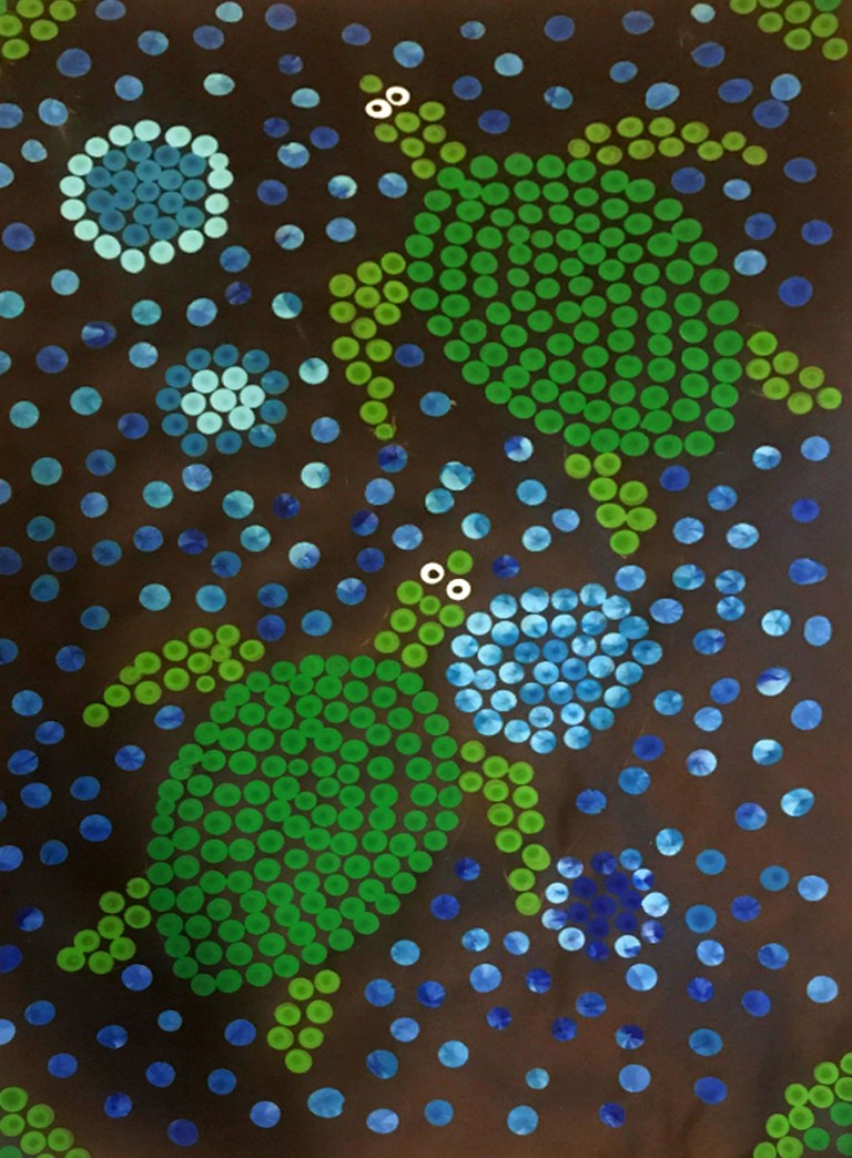 5th Grade – Dot Painting inspired by Australian Aborigines – In the K-8 ...