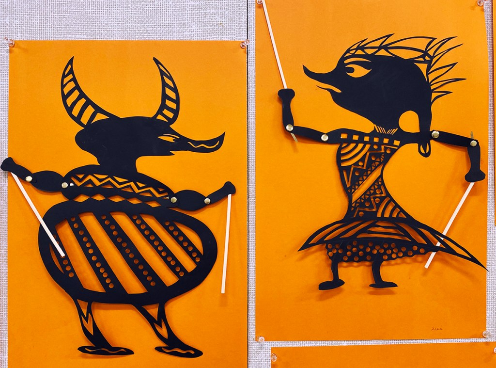 8th Grade – Wayang Kulit Puppets – In the K-8 Art Studio with Anita ...