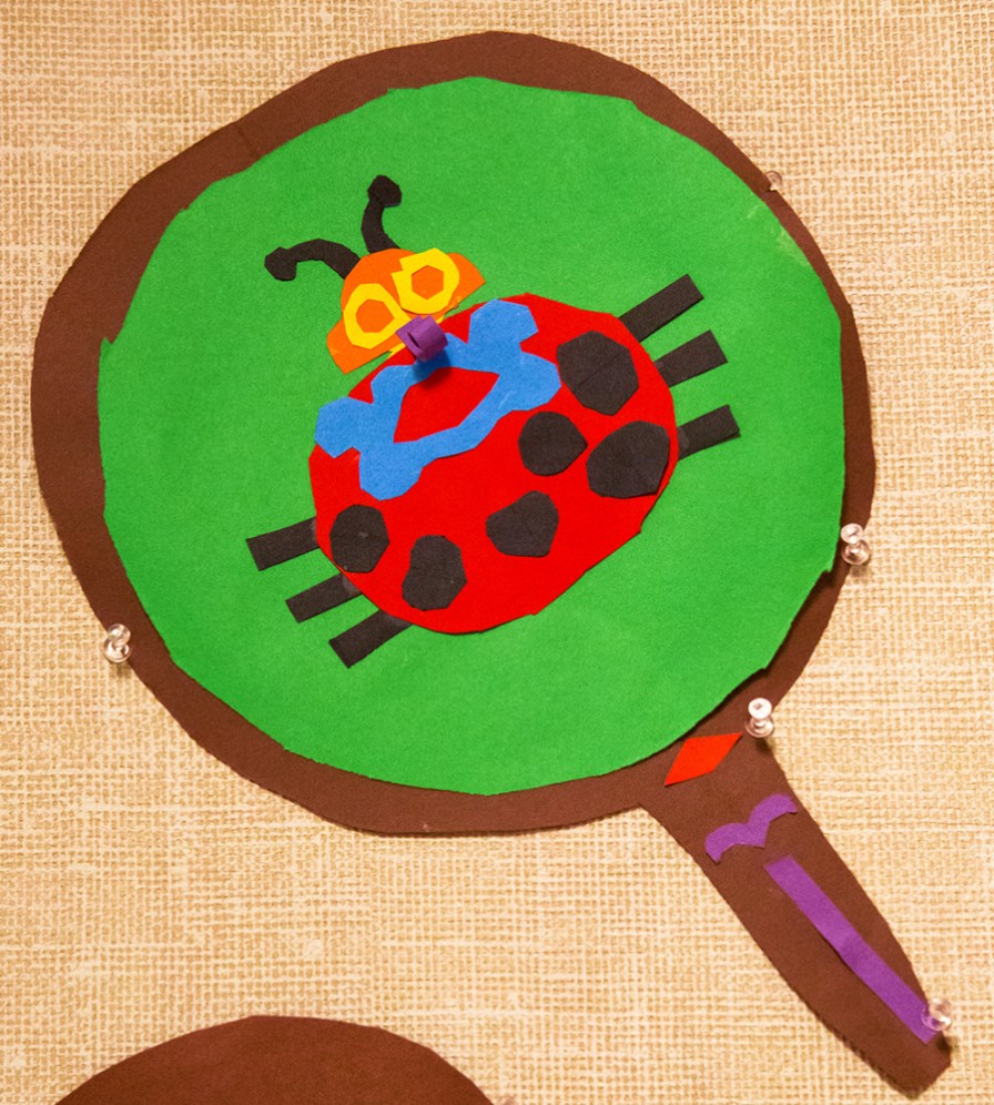 1st Grade – Insects under a Magnifying Glass – In the K-8 Art Studio ...