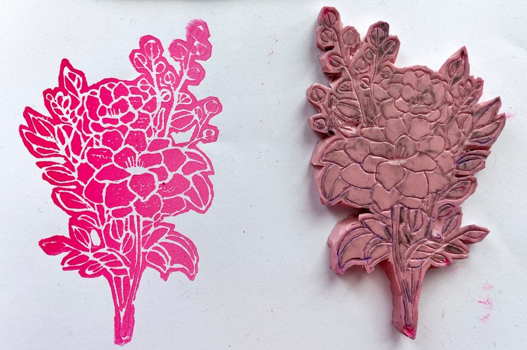 8th Grade – Linoleum Block Printmaking – In the K-8 Art Studio with ...
