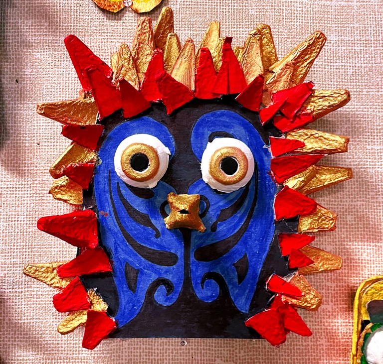 6th Grade – Masks inspired by traditional masks of the Pacific ...