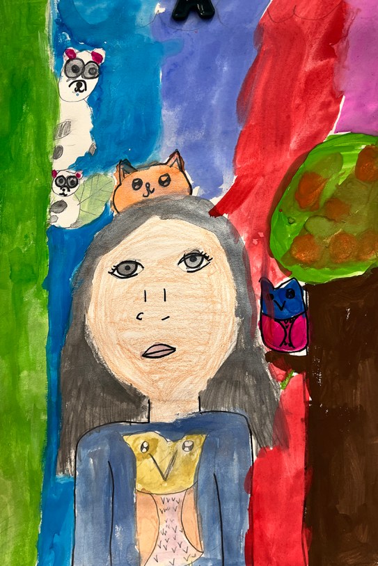 1st Grade – Frida Kahlo-inspired self-portraits – In the K-8 Art Studio ...