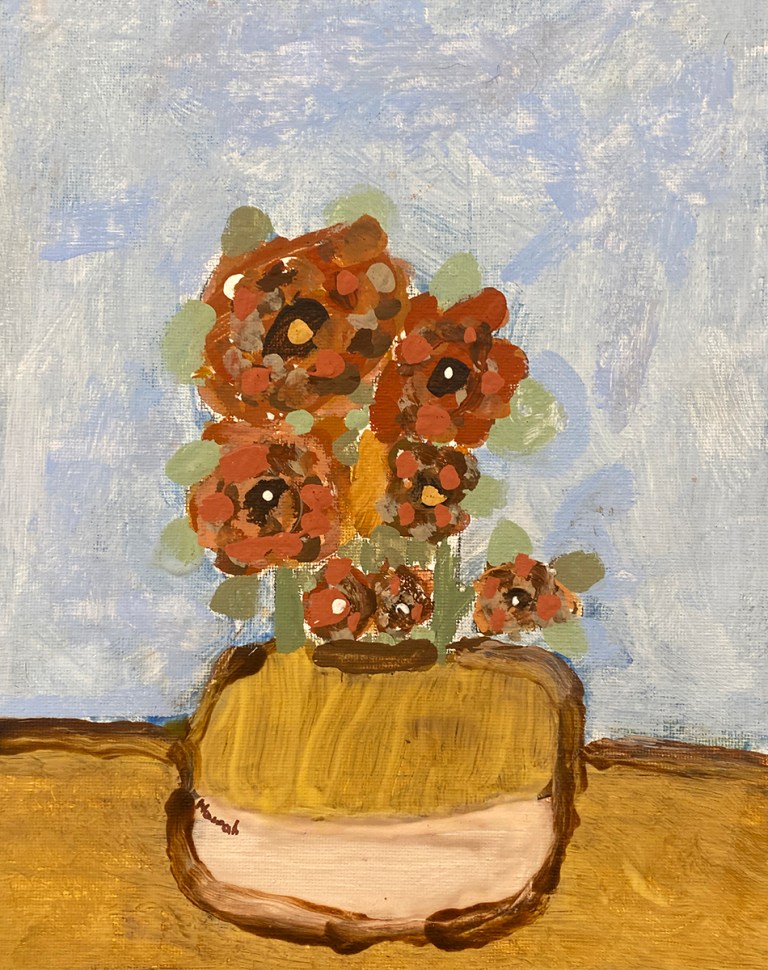 2nd Grade – Recreating Vincent van Gogh’s Sunflowers – In the K-8 Art ...