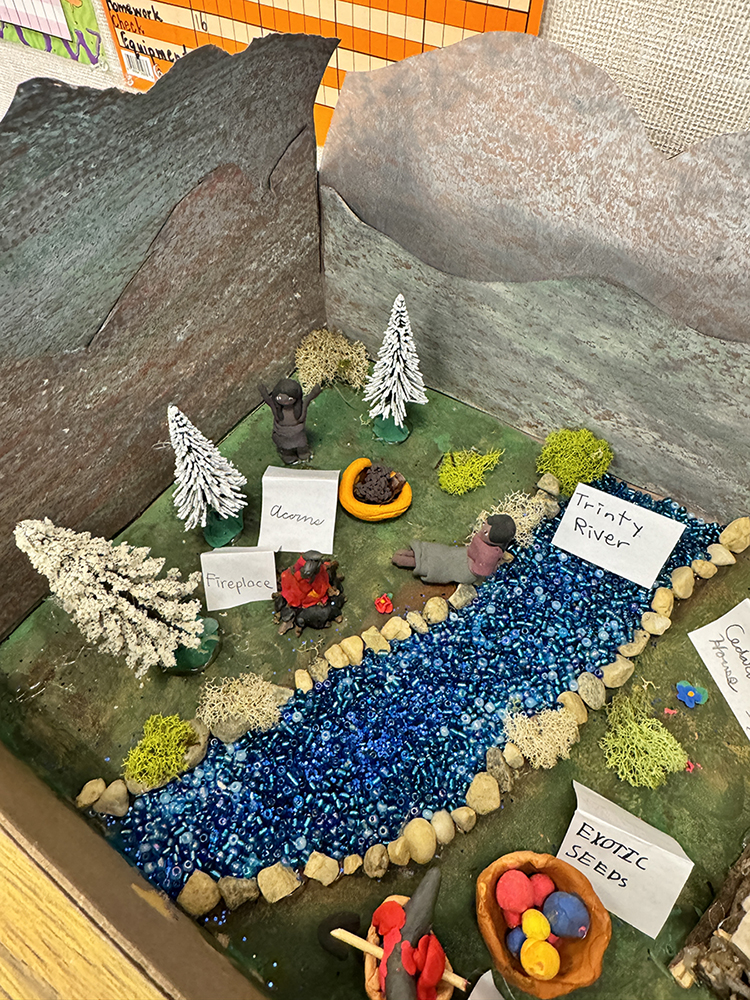 4th Grade – Dioramas of Native Californians – In the K-8 Art Studio ...