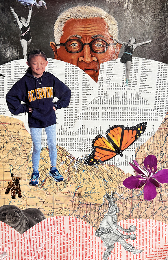 4th Grade Surrealist Collage – In the K-8 Art Studio with Anita Sagastegui