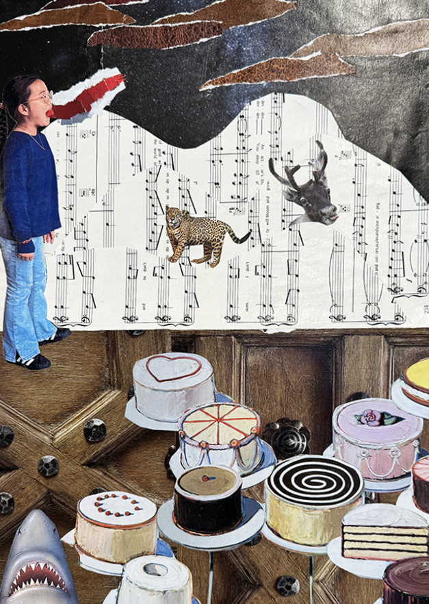 4th Grade Surrealist Collage – In the K-8 Art Studio with Anita Sagastegui