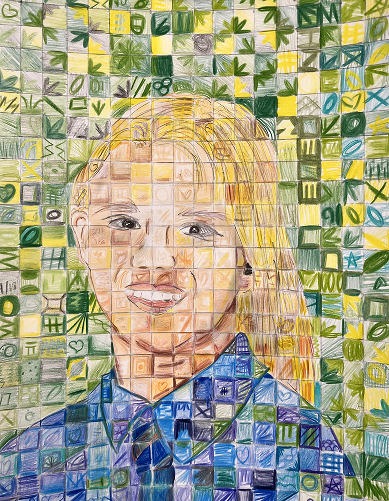 6th Grade – Chuck Close-inspired Self Portraits – In the K-8 Art Studio ...