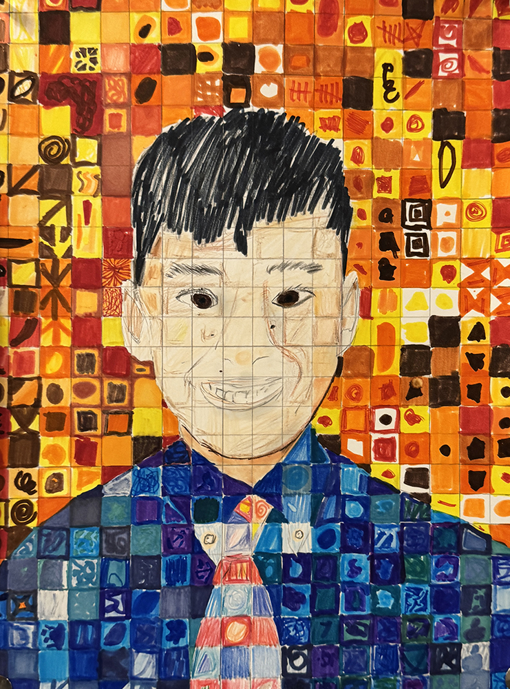 6th Grade – Chuck Close-inspired Self Portraits – In the K-8 Art Studio ...